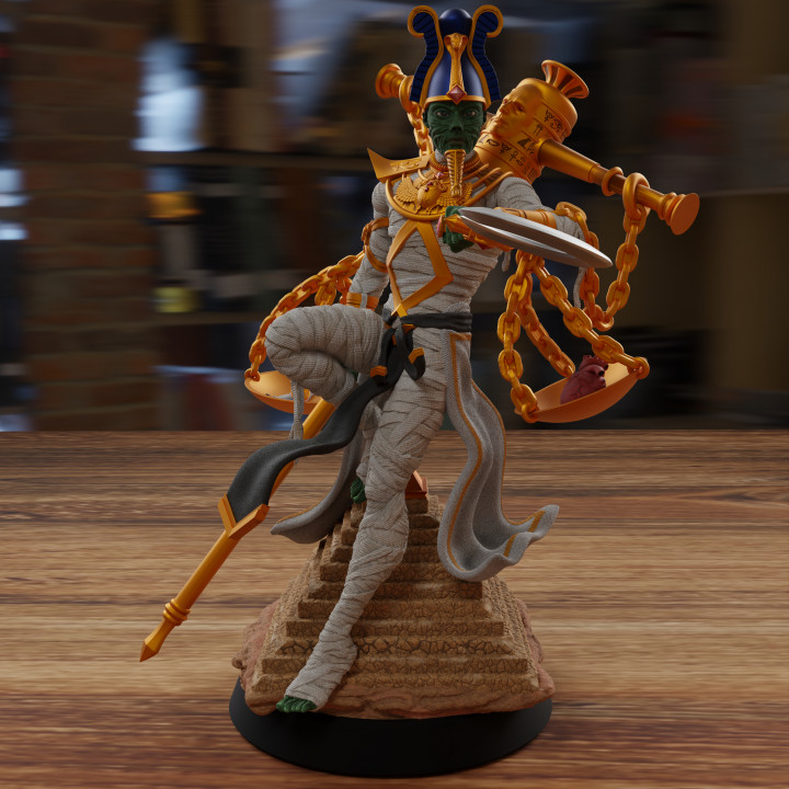 3D Printable Osiris - God of the Dead by Castro3D