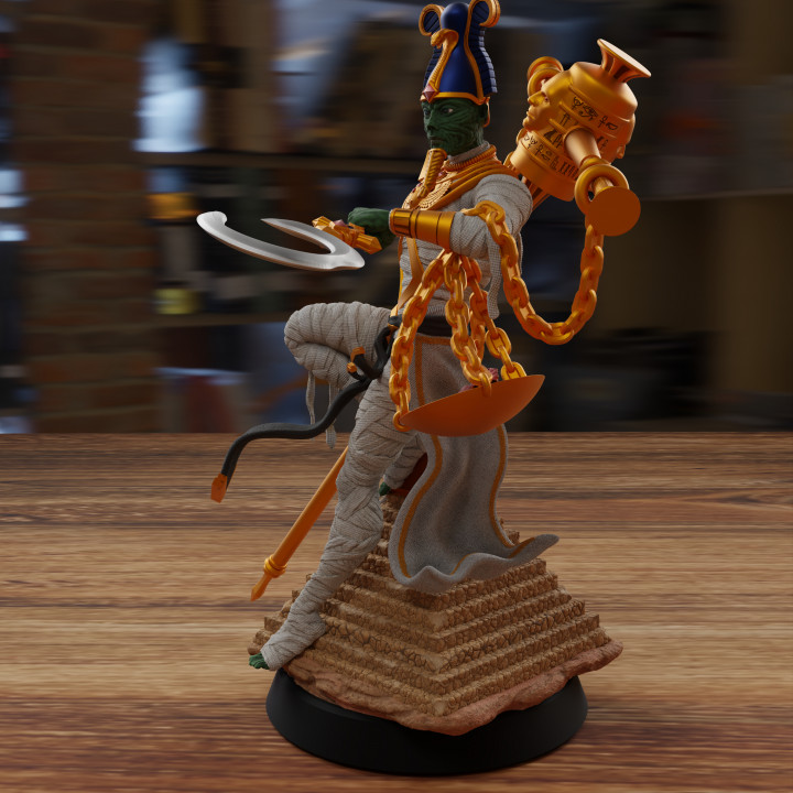 3D Printable Osiris - God of the Dead by Castro3D