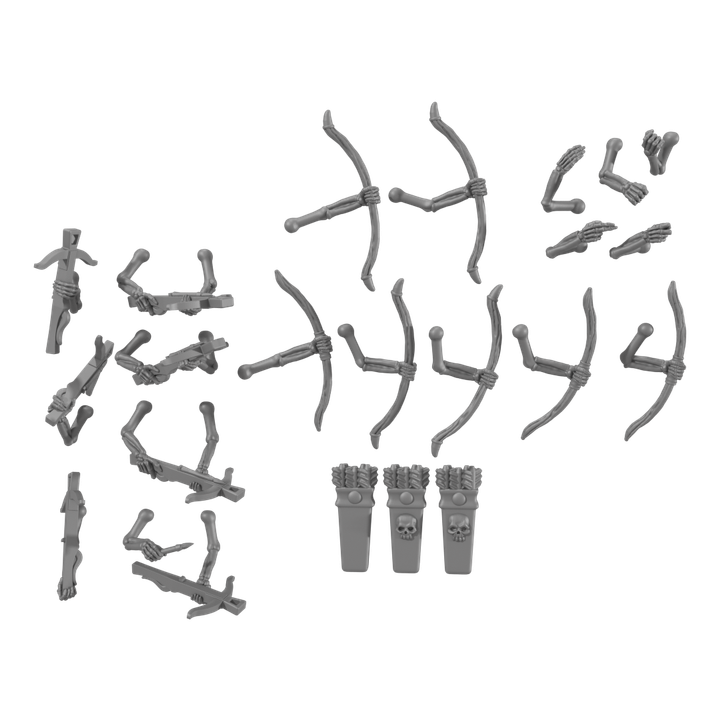 3D Printable UNDEAD: Skeleton Warriors Unit by Monstrous Encounters