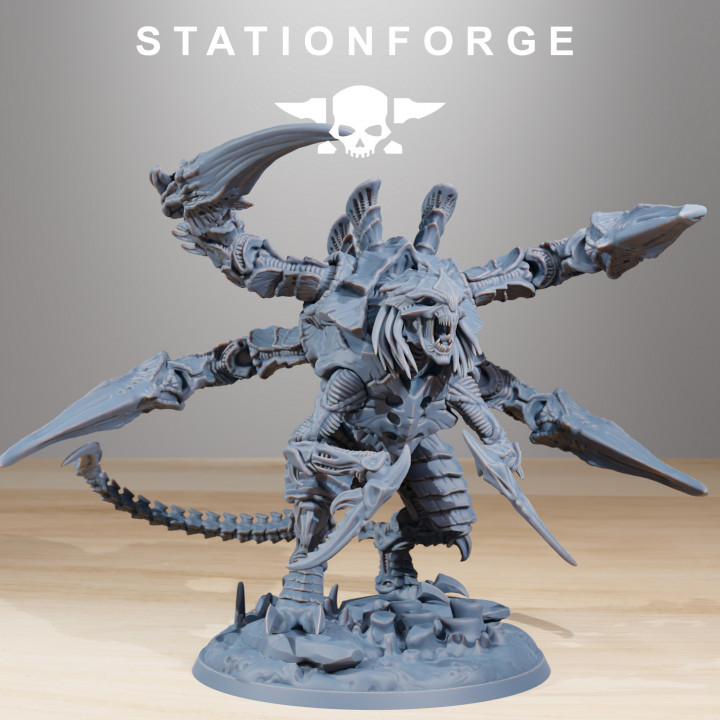 3D Printable Xenarid Ravage Howler by Station Forge