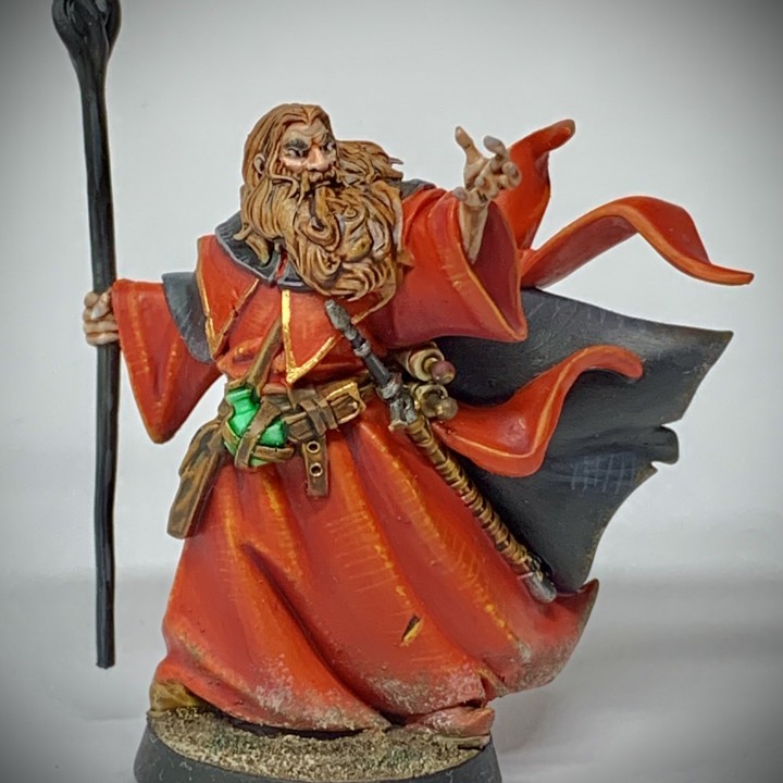 3D Print of Wizard Explorer (2 Versions) by Lanatus