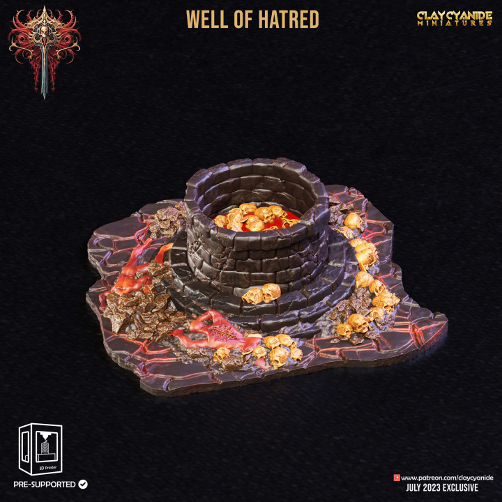 3D Printable Well of Hatred by Clay Cyanide Miniatures