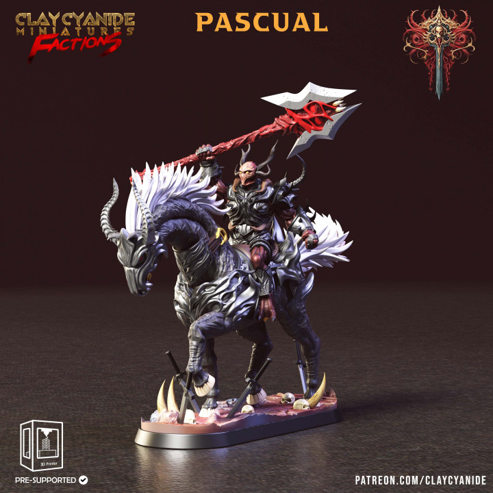 3D Printable Pascual by Clay Cyanide Miniatures