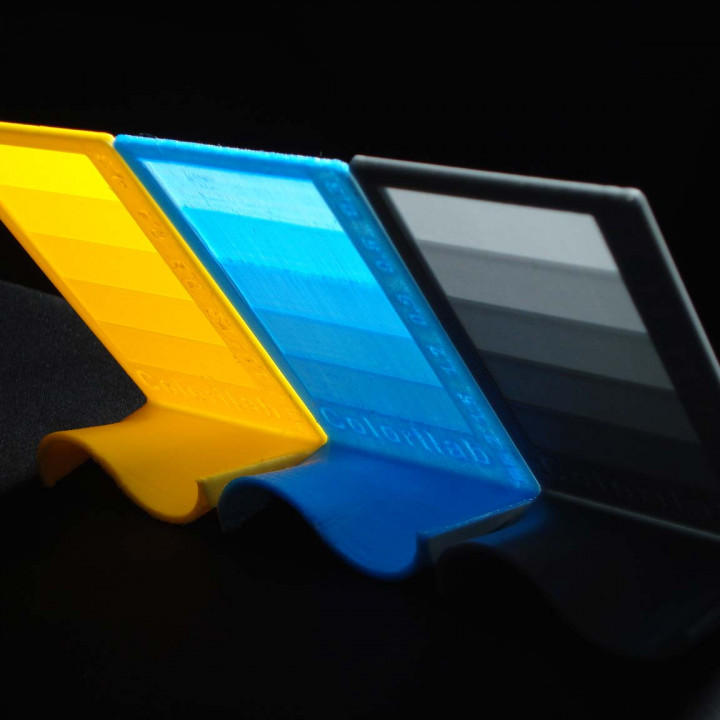3D Printable 3d Filament Swatch by Colorilab