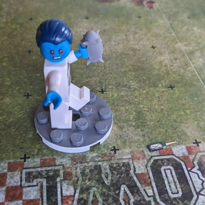 3D Printable LEGO MINIFIGURE SCALE BLOOD BOWL FOOTBALL SPIKY BALL ...