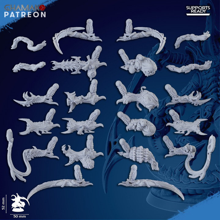 3D Printable Swarm Warriors by Ghamak