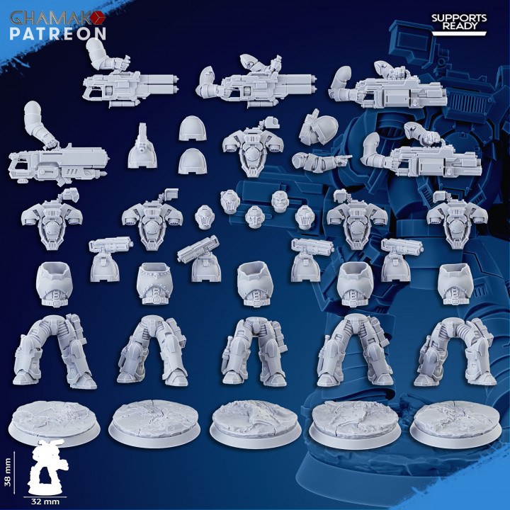 3D Printable Sci-Fi release - August 2023 by Ghamak