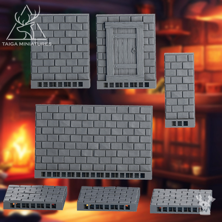 3D Printable Fantasy Tavern by Taiga Miniatures