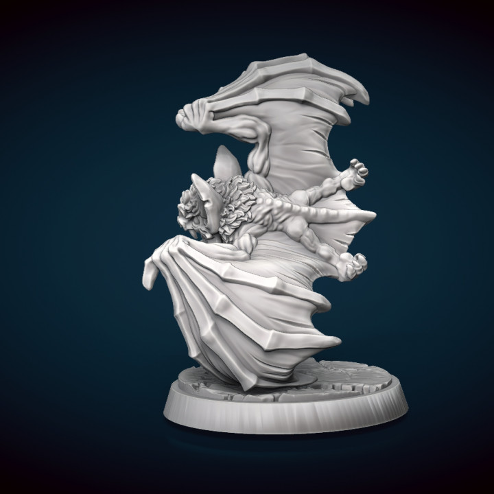 3D Printable Giant Bat Miniature by Stonehaven Miniatures