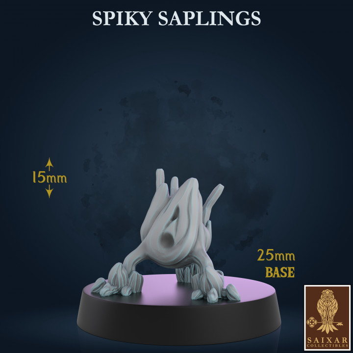 3D Printable Spiky Saplings by Saixar Collectibles