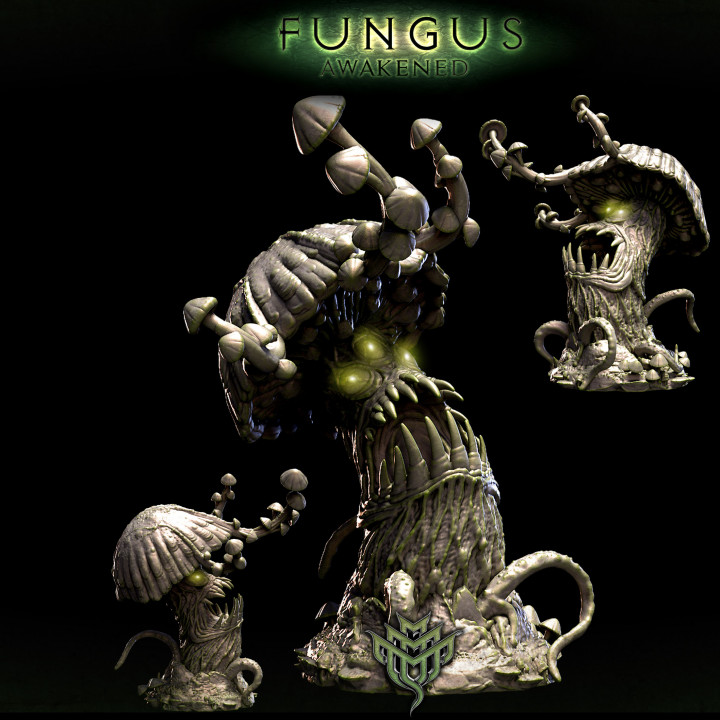 3D Printable Spung Beast (pose 2 of 3) by Mini Monster Mayhem