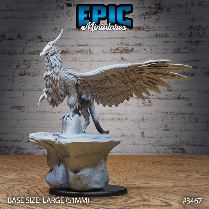 3D Printable Longbeak Griffin / Gryphon / Heavenly Flying Beast / Lion ...