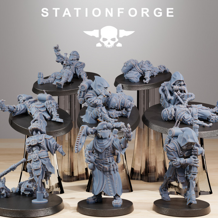 3D Printable Scavenger Wounded by Station Forge