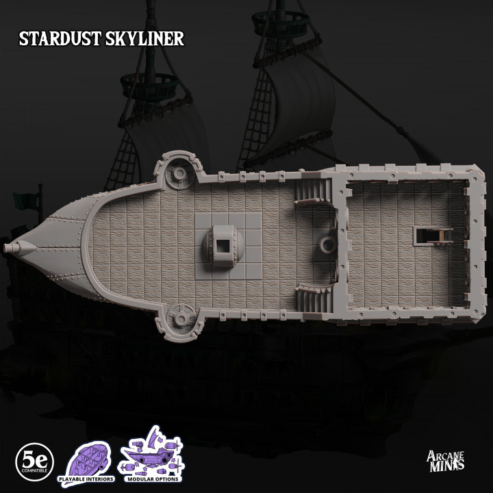 3D Printable Airship - Stardust Skyliner by Sordane Publishing