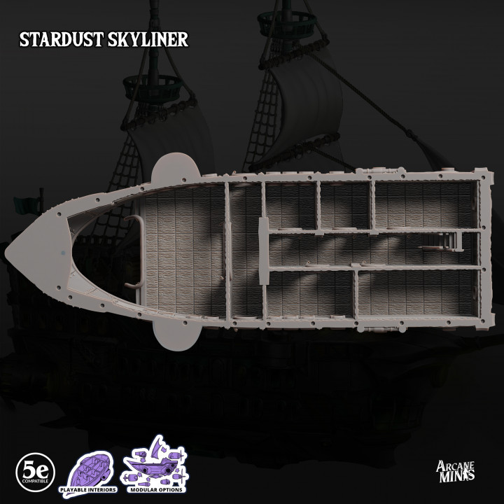 3D Printable Airship - Stardust Skyliner by Sordane Publishing