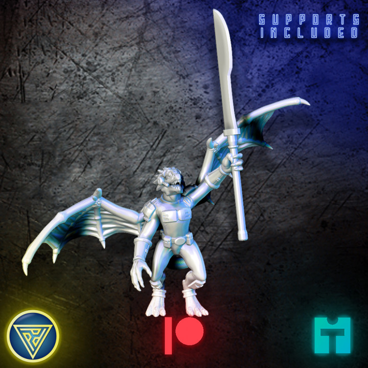 3D Printable Dragonkin Trooper Set by Print Paint Play