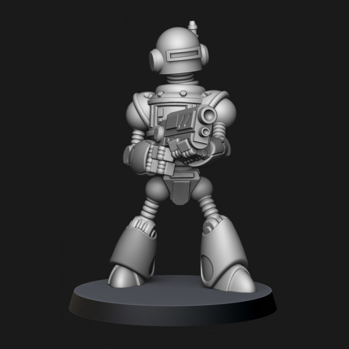 3D Printable Combots by Bombshell Miniatures