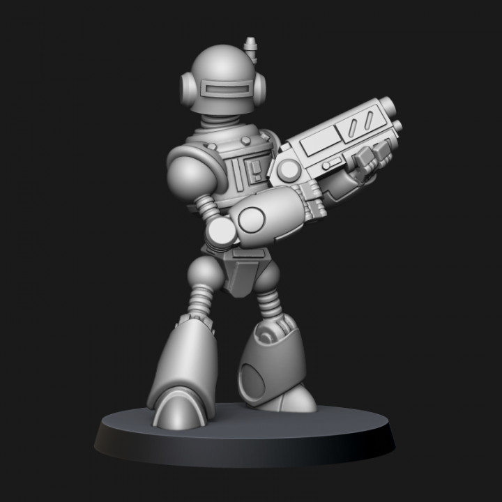 3D Printable Combots by Bombshell Miniatures