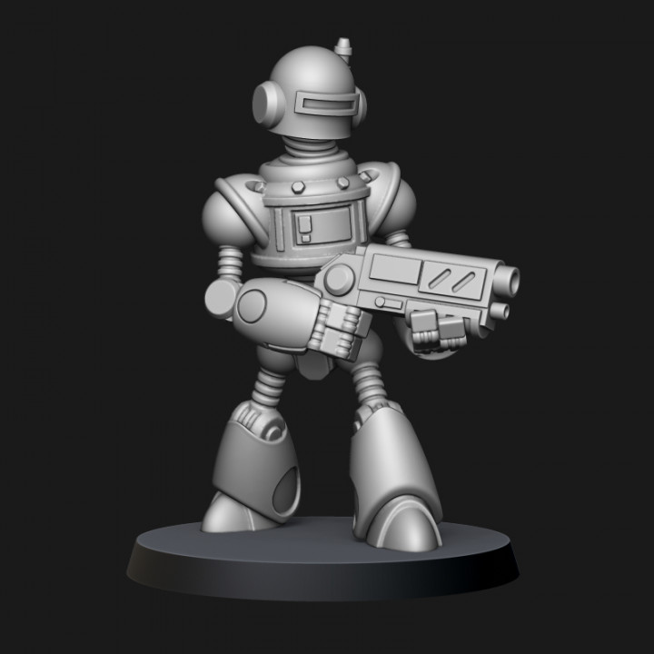 3D Printable Combots by Bombshell Miniatures