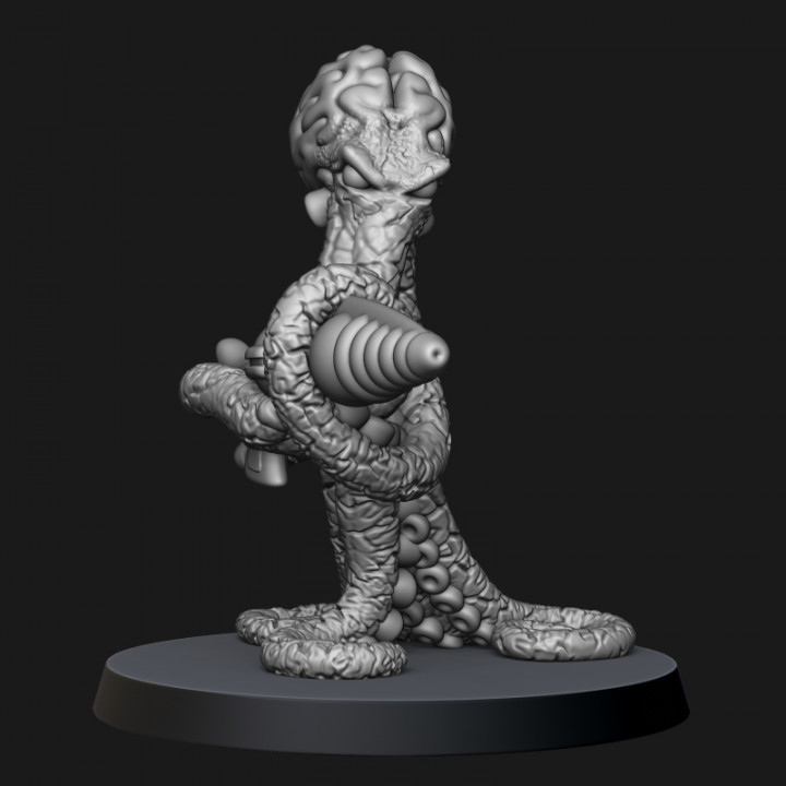 3D Printable Edo Underlings with Arc Rifles by Bombshell Miniatures