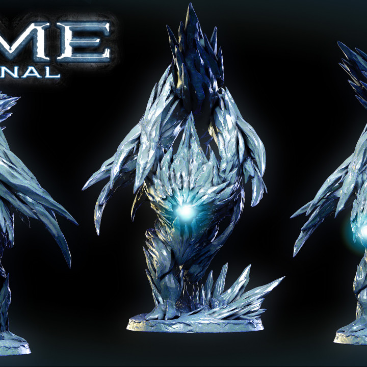 3D Printable Glacier Behemoth (Pose 2 of 2) by Mini Monster Mayhem