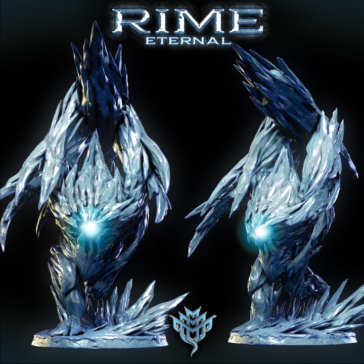 3D Printable Glacier Behemoth (Pose 2 of 2) by Mini Monster Mayhem