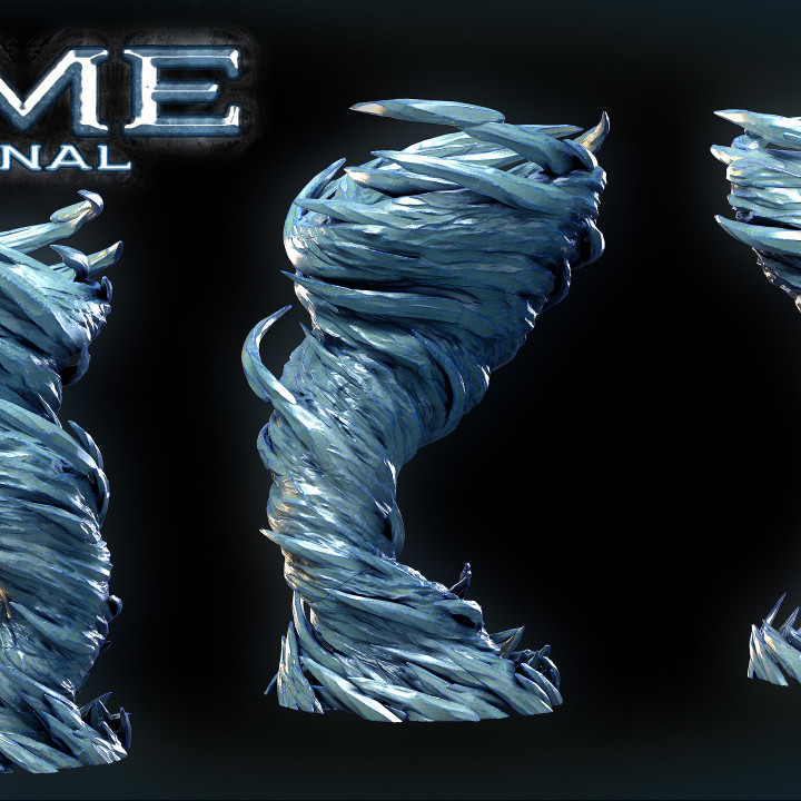 3D Printable Ice Spells-Formations (7 piece) by Mini Monster Mayhem