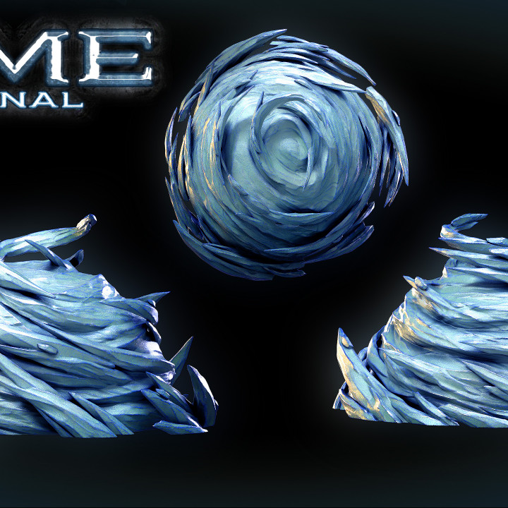 3D Printable Ice Spells-Formations (7 piece) by Mini Monster Mayhem