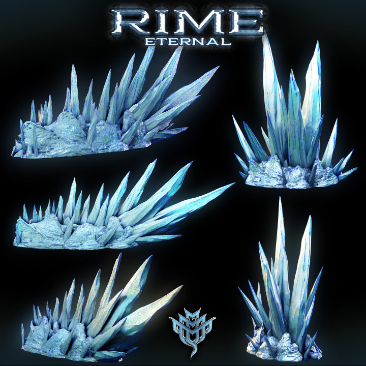 3D Printable Ice Spikes (2 variations) by Mini Monster Mayhem