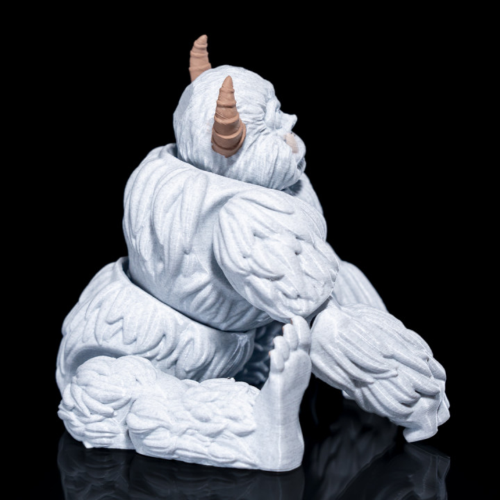 3D Printable Articulated Yeti by Stlflix
