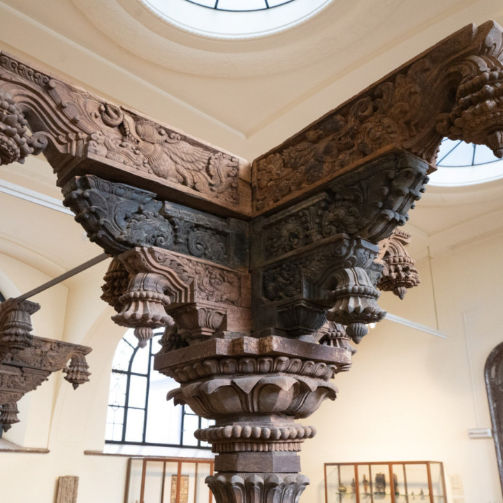 3D Printable Temple pillar by Rogez Benoit