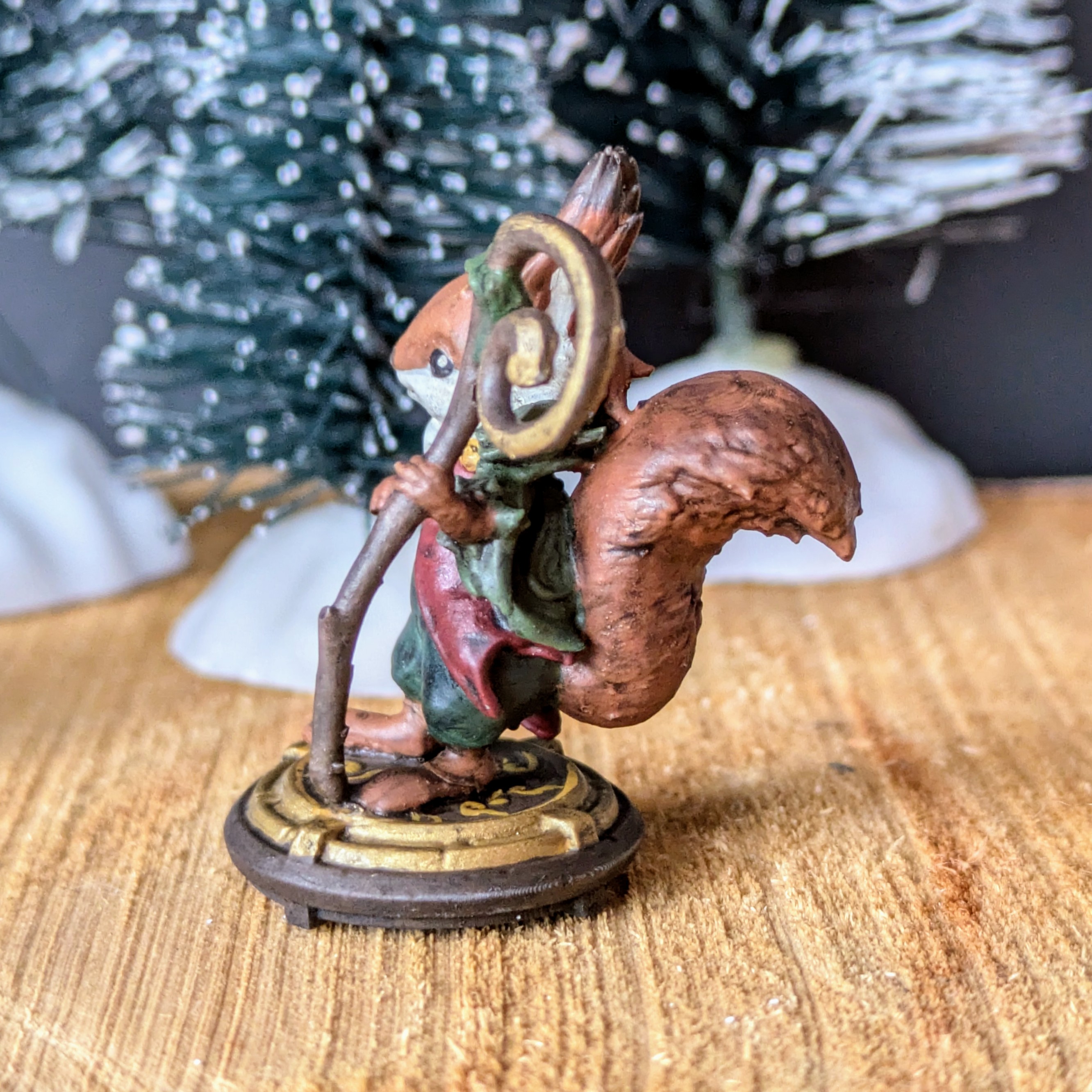 3D Printable Squirrel traveller wizard by Pepunki Creatures