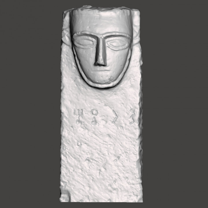 3D Printable Minaean Stele by Rogez Benoit