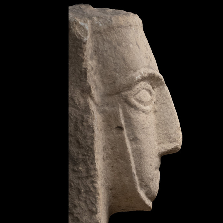 3D Printable Minaean Stele by Rogez Benoit