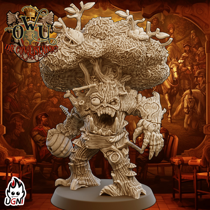 3D Printable Treeman - OWU by UGNI Miniatures