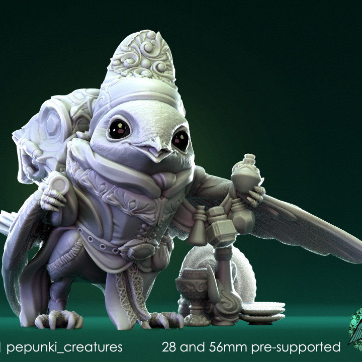 3D Printable Swift bird Merchant by Pepunki Creatures