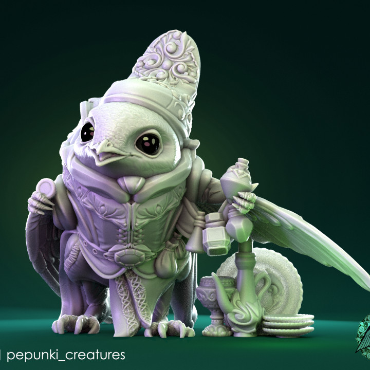 3D Printable Swift bird Merchant by Pepunki Creatures