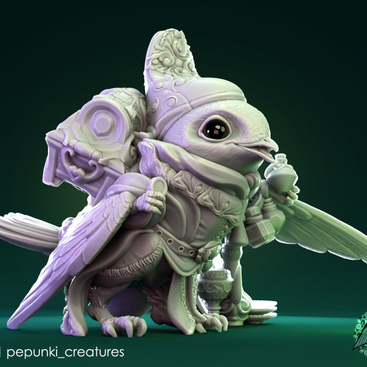 3D Printable Swift bird Merchant by Pepunki Creatures