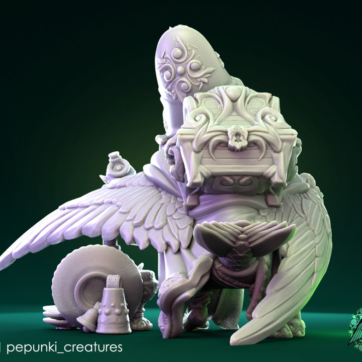 3D Printable Swift bird Merchant by Pepunki Creatures