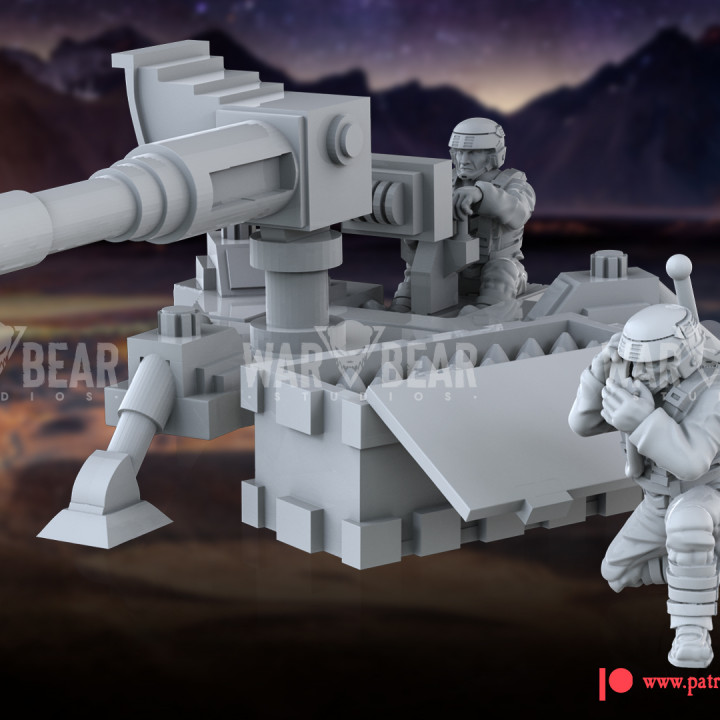 3D Printable Federation Infantry Brigade by BattleCat Miniatures