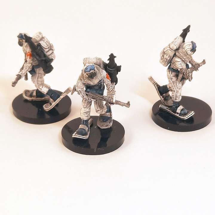 3D Print of ELITE ‘Cartoon’ Arctic Commando, Pose 1 by darkplatypus