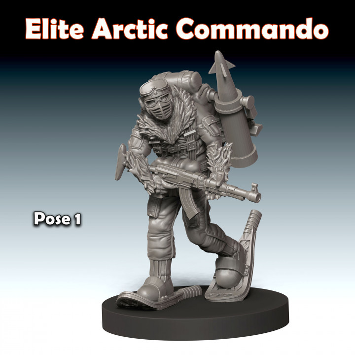 3D Printable ELITE ‘Cartoon’ Arctic Commandos by Dark-Platypus Studio
