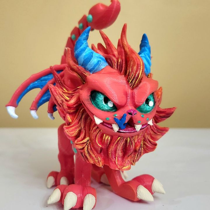 3D Print of Manticore by Rachelle