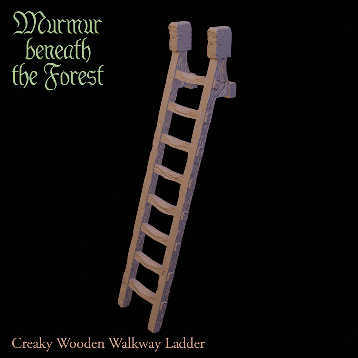 3D Printable Modular Creaky Wooden Walkway by Murmur Beneath The Forest