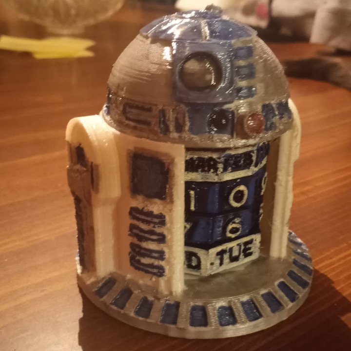 3D Print of robot calendar by harliquin0297