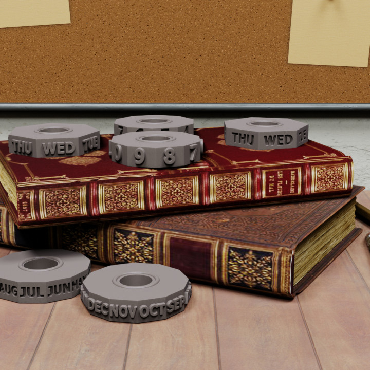 3D Printable The scenic Calendar Bundle by Crosslances