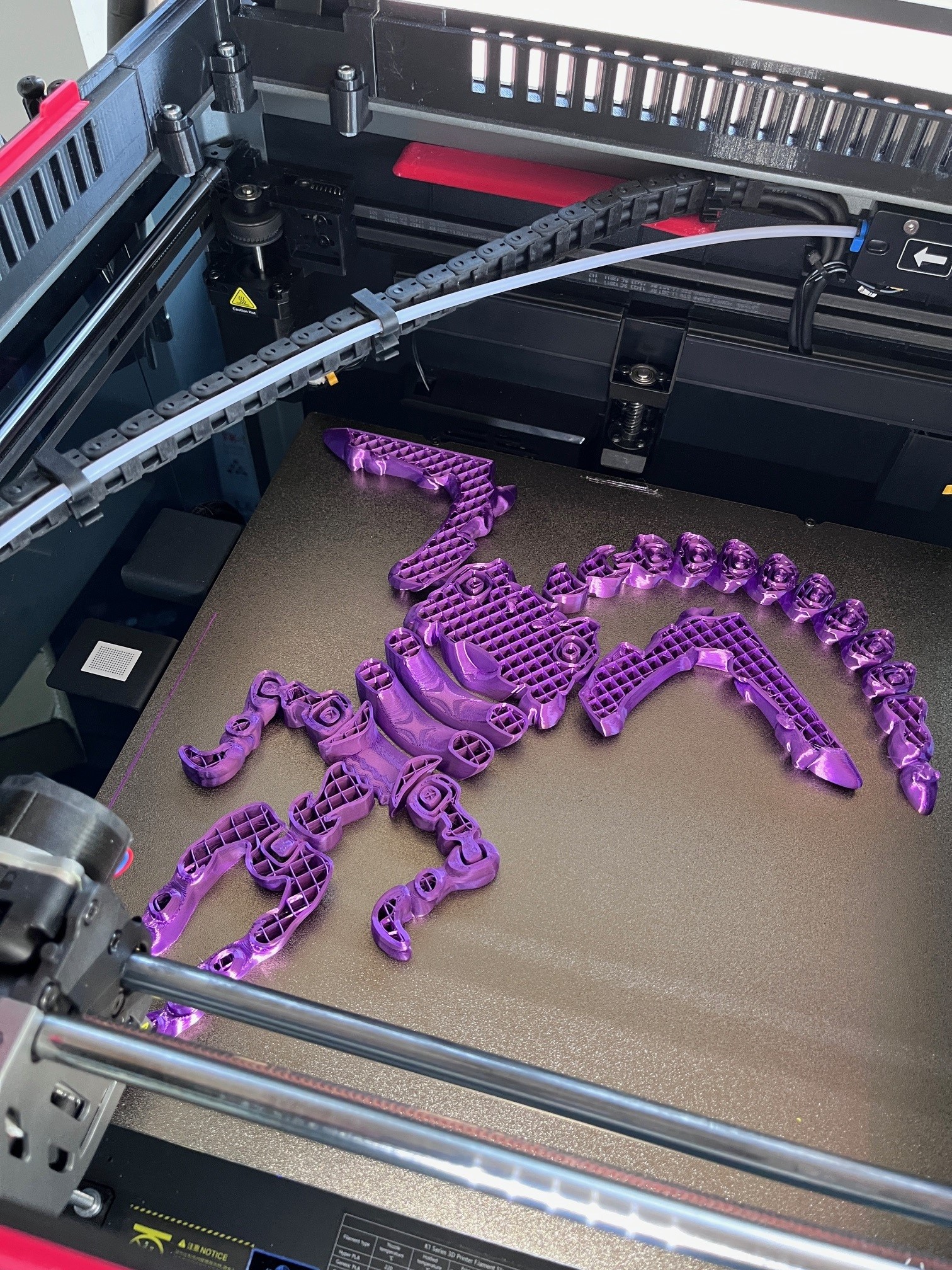 3D Print of Flexi Factory Skeleton T-Rex with 3MF and XXL Versions ...