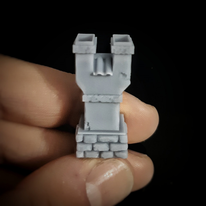 3D Printable Chimneys and Smocking Flues - set by Korhyl Miniatures