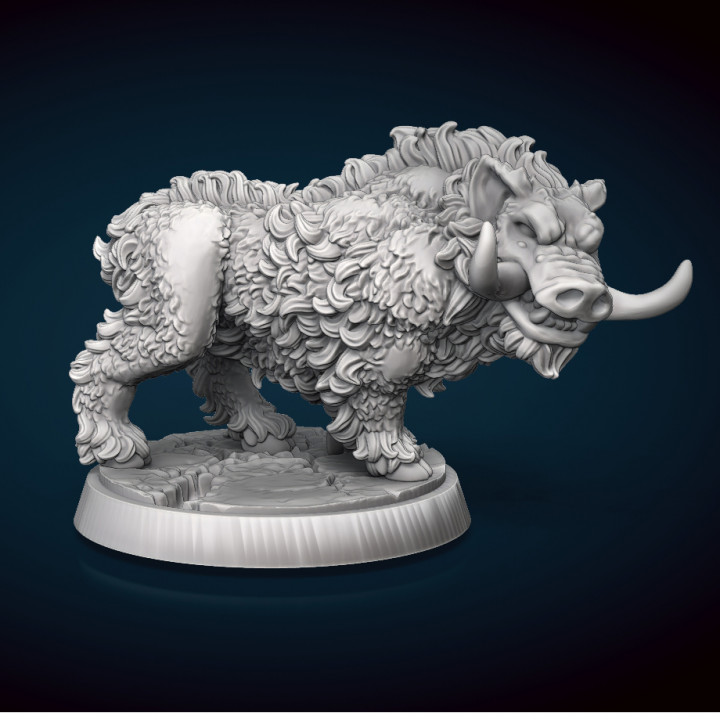 Download Large Wild Boar Miniature von Stonehaven Miniatures