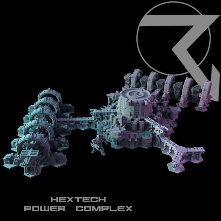 3D Printable HEXTECH - Power Complex - Core Bundle (Battletech ...
